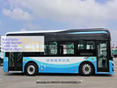 7.5m Mini City Bus Spacious and Comfortable Electric City Bus for Safe and Convenient City Travel