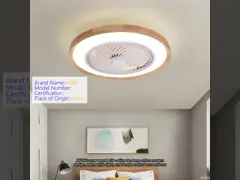 China Wholesale   New Bedroom Wood LED Ceiling Fan Lamp with Remote Control Home Decorative Lighting Fans Ceiling Fan with Light for sale