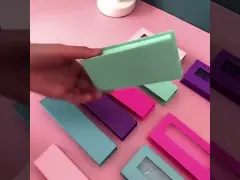 China Magnetic Eyelash Box Set Premium Windowed Storage With Eyeliner Case for sale