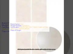 Glazed Concave And Convex Pattern Indoor Porcelain Tiles with Thinset Mortar Installation Method