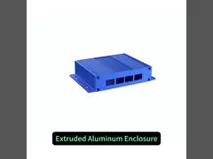 Corpo diviso Confinamento in alluminio anodizzato nero con montaggio a parete a flange 107*27*120mm