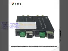 Mini 12G-SDI to Fiber Converter with Tally and RS485
