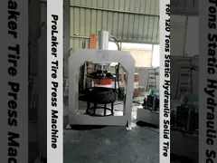 Robust Static 120 Ton Forklift Hydraulic Solid Tire Press Machine
