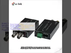 China Mini HD SDI Fiber Extender Converter with SFP Transceiver Tally RS485 for sale