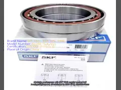 SKF 7013 ACDGA/P4A Max.limited Oil Lubrication speed 8500 R/min Angular Contact Ball Bearing 65x100x18mm