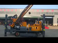 Cina piattaforma di produzione della galleria del pozzo d'acqua di Dth dell'aria della perforatrice della roccia di profondità di 180m in vendita