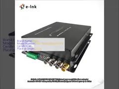 1Ch BIDI 3G-SDI Video + 2Ch Backward Analog Audio + 1Ch BIDI RS422 + 1Ch 100M Ethernet + 1Ch Backward Tally + 1Ch Backward Analog Tri-level Sync over Fiber Extender