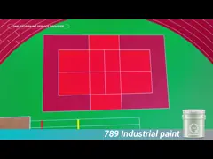 Acrylic Outdoor Sports Floor Coating Silicon PU Dustproof For Tennis Court
