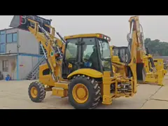 China Used JCB 3cx 4cx Mini Loader Tractor 99% Efficient Wheel Drive Machine 99% New with Isuzu Engine In Stock for sale
