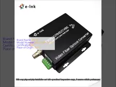 1Ch 5MP HD-AHD/HD-CVI/HD-TVI/CVBS 4-in-1 Video Fiber Converter