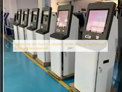 China self service atm machine reporter printer rotating touch screen kiosk outdoor payment for sale
