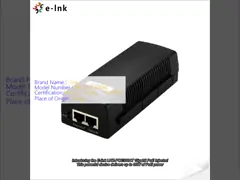 Gigabit PoE Injector IEEE802.3at 30W