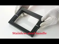 Matte Black Square Shower Glass Door Handle SS304
