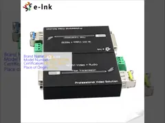Mini 4K DVI Fiber Optic Extender with RS232