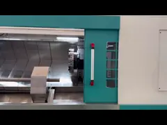 double head lathe double clamping for long pipe processing