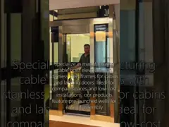 Cable hoist space-savingt home elevator 0.6 M/S