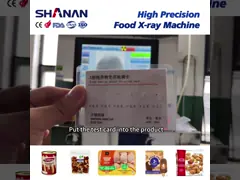 China Professional Supply Touch Screen X-Ray Scanning Metal Foreign Matter X-Ray Detection Machine For Food for sale