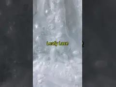 Cina Tessuto in pizzo con paillettes per rifiniture ricamate utilizzando il design personalizzato di fabbrica per abiti da sera in vendita