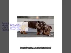 18.5-Inch IPS TFT LCD Display HD 1920*1080  LVDS-2PORT Dual Interface