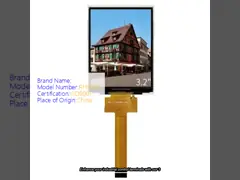 China High Brightness TFT LCD Display 240x320 Resolution Industrial Display Module 3.2 Inch for sale