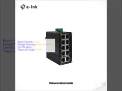 Mini Industrial 10-Port 10/100/1000T Compact Ethernet Switch