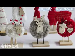 China Wooden Christmas wall-mounted text Christmas decorations decorate window scenes Christmas layout decorative props for sale