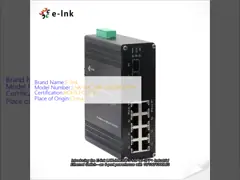 Industrial 8-Port 10/100/1000M/2.5G 802.3bt PoE + 2-Port 10G SFP+ Ethernet Switch