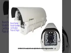 LN-182 4K AI Security Camera with Color Night Vision, IP67 Outdoor