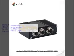 EN50155 Industrial 10/100/1000M 30W PoE Injector with M12 connector