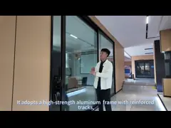 China Premium USA Standard Thermal Break Aluminum Sliding Patio Door with Secure Locking System for sale