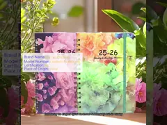 China Elegant Spiral Hardcover Notebook with Personalization Option Logo Printing and Elegant Style Feature for sale