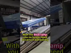 Manual dock ramp