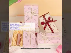 Exquisite Small Clamshell Gift Boxes Lipstick & Perfume Packaging Jewelry Boxes With Bowknot