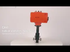 Exid II Bt4 Valvola a farfalla azionata elettrica a prova di esplosione IP68 bassa pressione