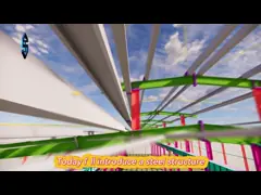 China Modern Industrial Steel Building Kits Farmhouse Storage Aircraft Hangar For Hall Workshop for sale