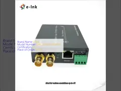 8Ch Gigabit PoE + 6Ch Forward 3G-SDI + 2Ch Backward 3G-SDI Fiber Optic Extender