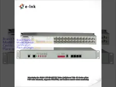 16E1+4GE+LCD+Multiplexer PDH SNMP