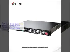 Industrial L2+ Rackmount 24-Port 10/100/1000T + 4-Port 1000X SFP Managed Ethernet Switch