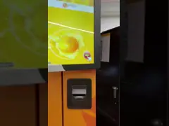 Orange juice vending machine
