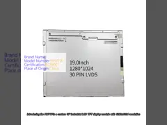 China 17 Inch TFT LCD Touch Screen 1280x1024 Resolution Touch Screen LCD Module With LVDS for sale