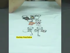 Custom Metal Bulk Sport Soccer Jersey Keychain Sublimation Blank Metal Keychain