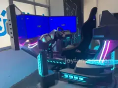 China VR Racing Simulator with Triple 40-inch Screens 360° Motion for sale