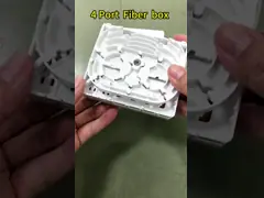 ABS Rackmount 4core Ftth Fiber Optic Terminal Box / Optic Distribution Box