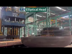 China 2000MM 20MM 2 To 1 Metal Steel Pipe Fitting Elliptical Tank Head Dimensions for sale