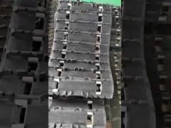 64mm Pitch Snowmobile Rubber Track With Adjustable Links