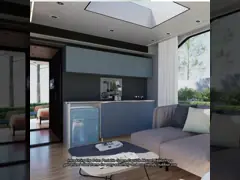 Portable Space Capsule House 8 Tons with Galvanized Steel Frame