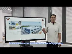 Custom Steel Structure Prefab Metal Warehouse For Commercial Industrial Storage