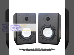 100W Active Studio Monitor Audio Stereo Monitor Sound Equipment Speaker Professional Sound Speaker