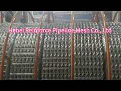 Cina Rete metallica rinforzata per tubazioni sottomarine di gas e petrolio, 2,4 MM, elettrosaldata, zincata, per calcestruzzo in vendita