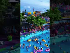 China Water Park Equipment Above Ground Fiberglass Slides Kids Water Playground Outdoor Swimming Pool Rides for sale